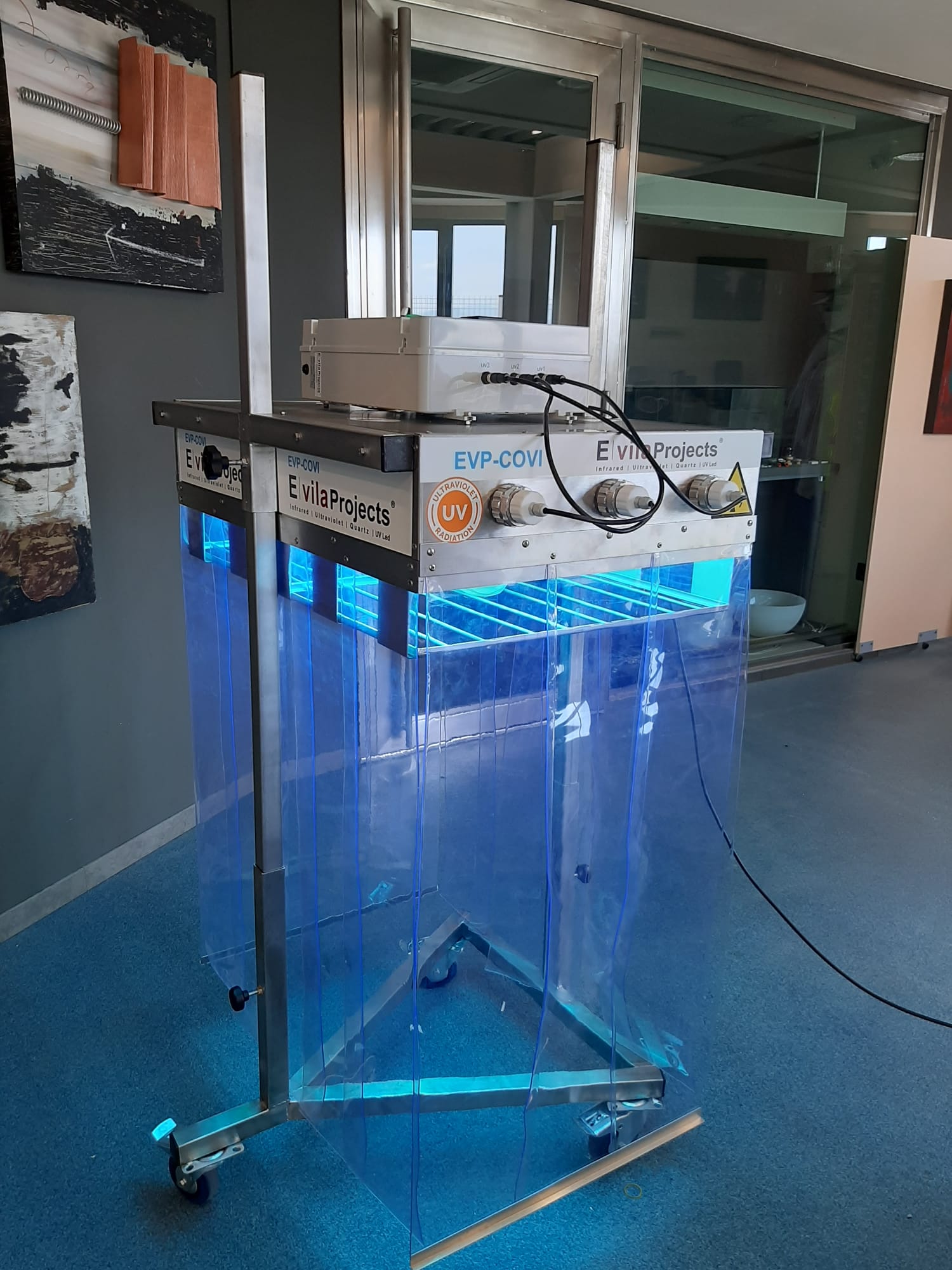 Desinfección ultravioleta de E. Vila Projects para eliminar el ...